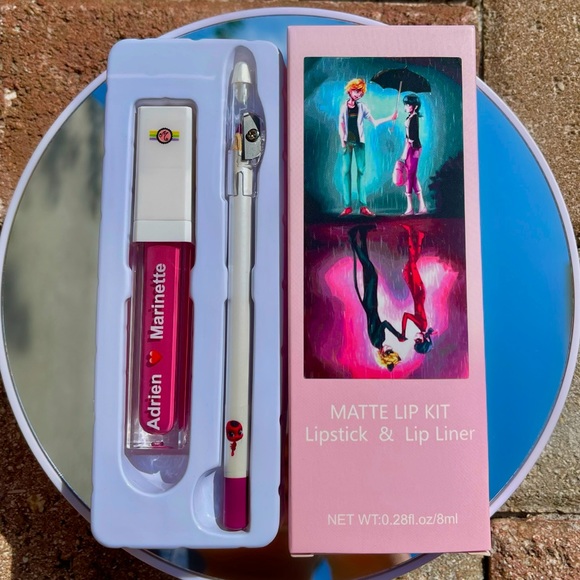 Makeup | Miraculous Ladybug Adrienette Pink Matte Lip Kit | Poshmark
